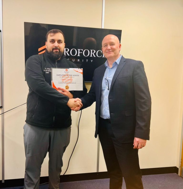 Employee of the Month – January - Proforce Security Service